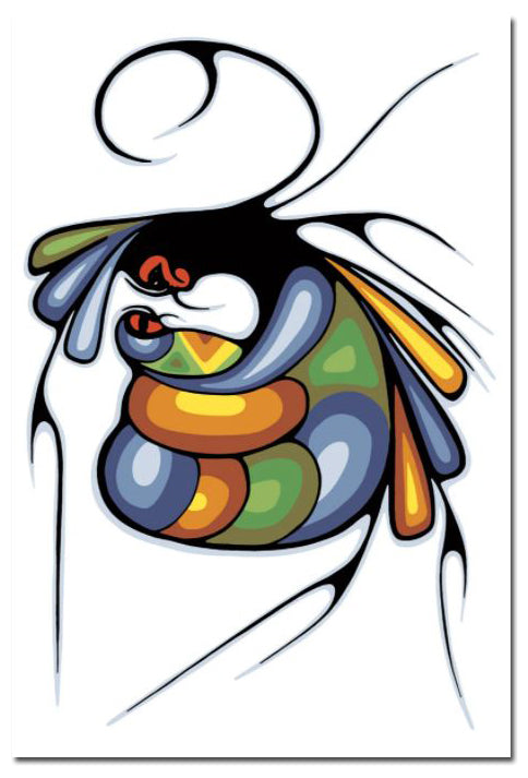 Joyous Motherhood - 12 x 18 reproduction - Cecil Youngfox